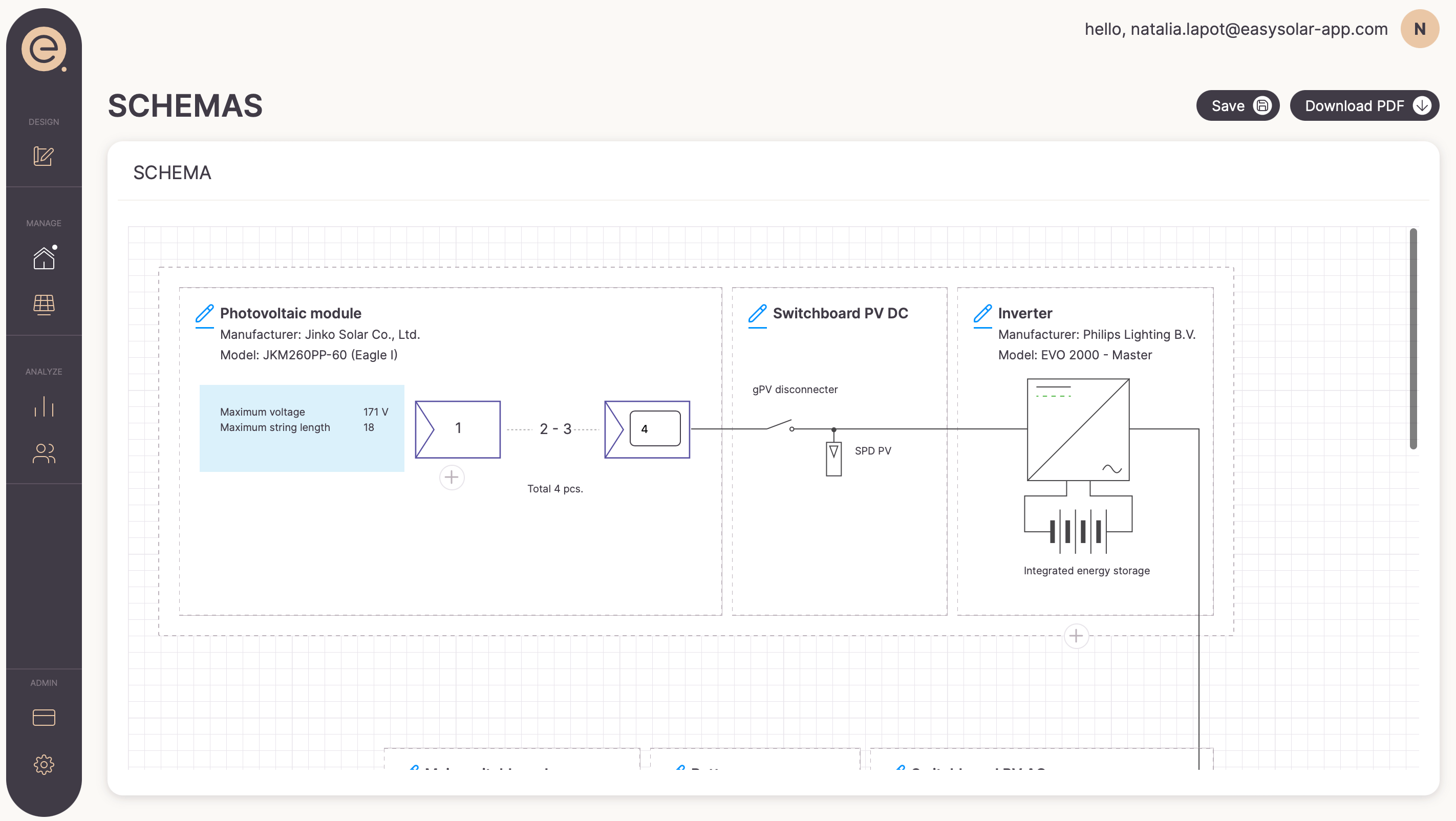 Electrical diagram - EasySolar Documentation